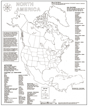 Ways to use a North America Map! - Maps for the Classroom