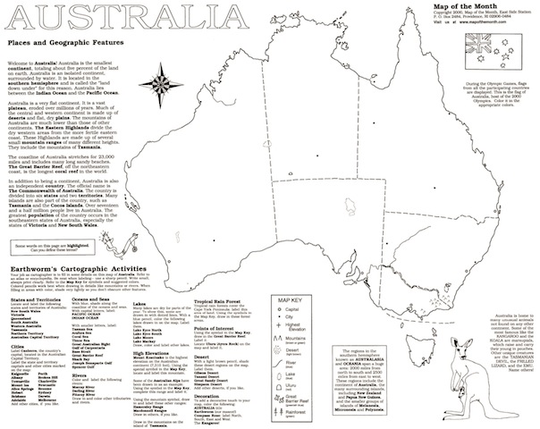 AUSTRALIA : Fascinating in your classroom! - Maps for the Classroom