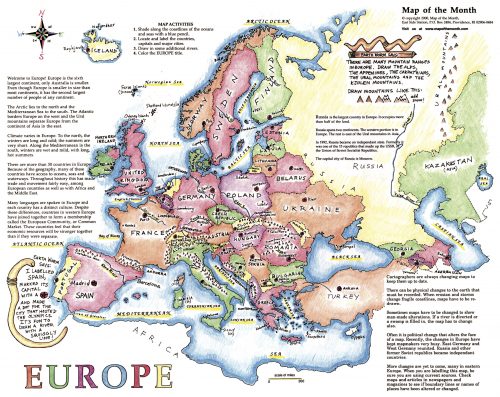 Easy and Fun: British Isles Basic Facts! - Maps for the Classroom