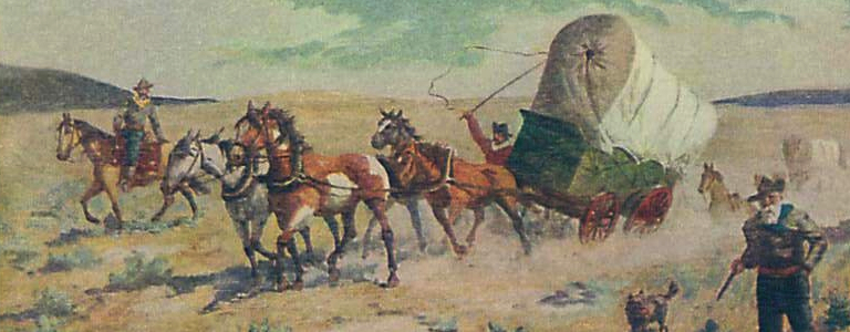 First Covered Wagons reach California and Oregon in 1841 - Maps for the ...