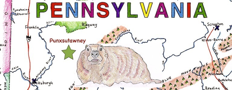 Groundhog Day Luck! - Maps for the Classroom