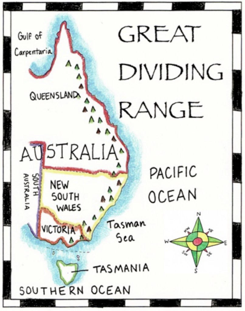 Australia Map - Maps for the Classroom